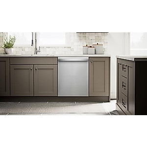Kenmore 24" Built-In Stainless Steel Tub Dishwasher with EasyFlex 3rd Rack, SmartWash, UltraWash Plus, TurboDry, Adjustable Rack, Energy Star Certified, Fingerprint Resistant Stainless Steel
