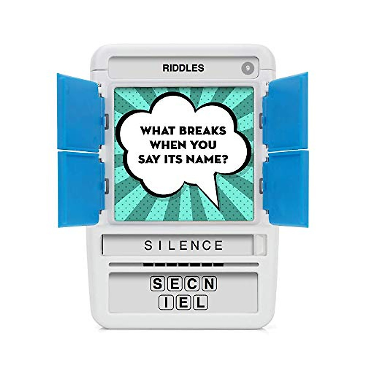 100 PICS Riddles Travel Game - Guess 100 Riddles | Flash Cards with Slide Reveal Case | Card Game, Gift, Stocking Stuffer | Hours of Fun for Kids and Adults | Ages 5+