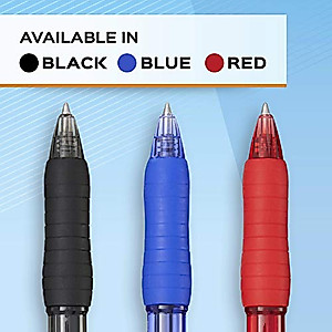 Paper Mate Gel Pen, Profile Retractable Pen, 0.7mm, Black, 12 Count