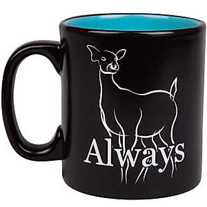 Harry Potter Always Heat Changing Coffee Mug, Large 20 oz - Doe Patronus Design Reveals with Heat - Officially Licensed - Gift for Kids, Teens & Adults - Ceramic