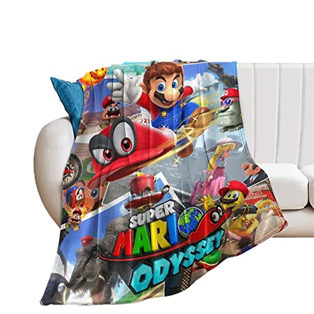 SCGOLD Blanket, 40x50 inch Fleece Blanket Lightweight Blankets for Sofa, Couch, Bed, Camping, Travel - Super Soft Cozy Microfiber Blanket and Xmas Gift Red