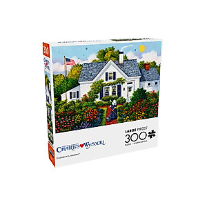 Buffalo Games - Charles Wysocki - Elizabeth's Garden - 300 Large Piece Jigsaw Puzzle