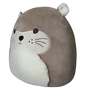 Squishmallows 14-Inch Light Brown Otter with Fuzzy Ears Plush - Add RIE to Your Squad, Ultrasoft Stuffed Animal Large Plush Toy, Official Kelly Toy Plush