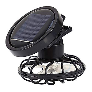 Solar fan, Electric Mini Clip-on Solar Fan Air Conditioner Cooling Cell Fan For Outdoor Home Travel Camping Hiking Cooling Ventilation