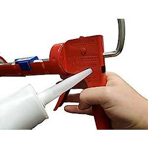 Newborn 102D Drip-Free Smooth Hex Rod Cradle Caulking Gun, 1/10 Gallon Cartridge, 10:1 Thrust Ratio