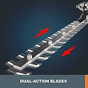 Worx WA0220 40V Nitro Driveshare 17" Universal Hedge Trimmer Attachment