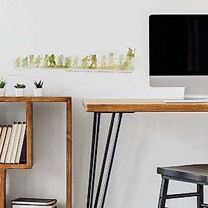 RoomMates RMK2161SCS The Hobbit Quote Peel and Stick Wall Decals , White