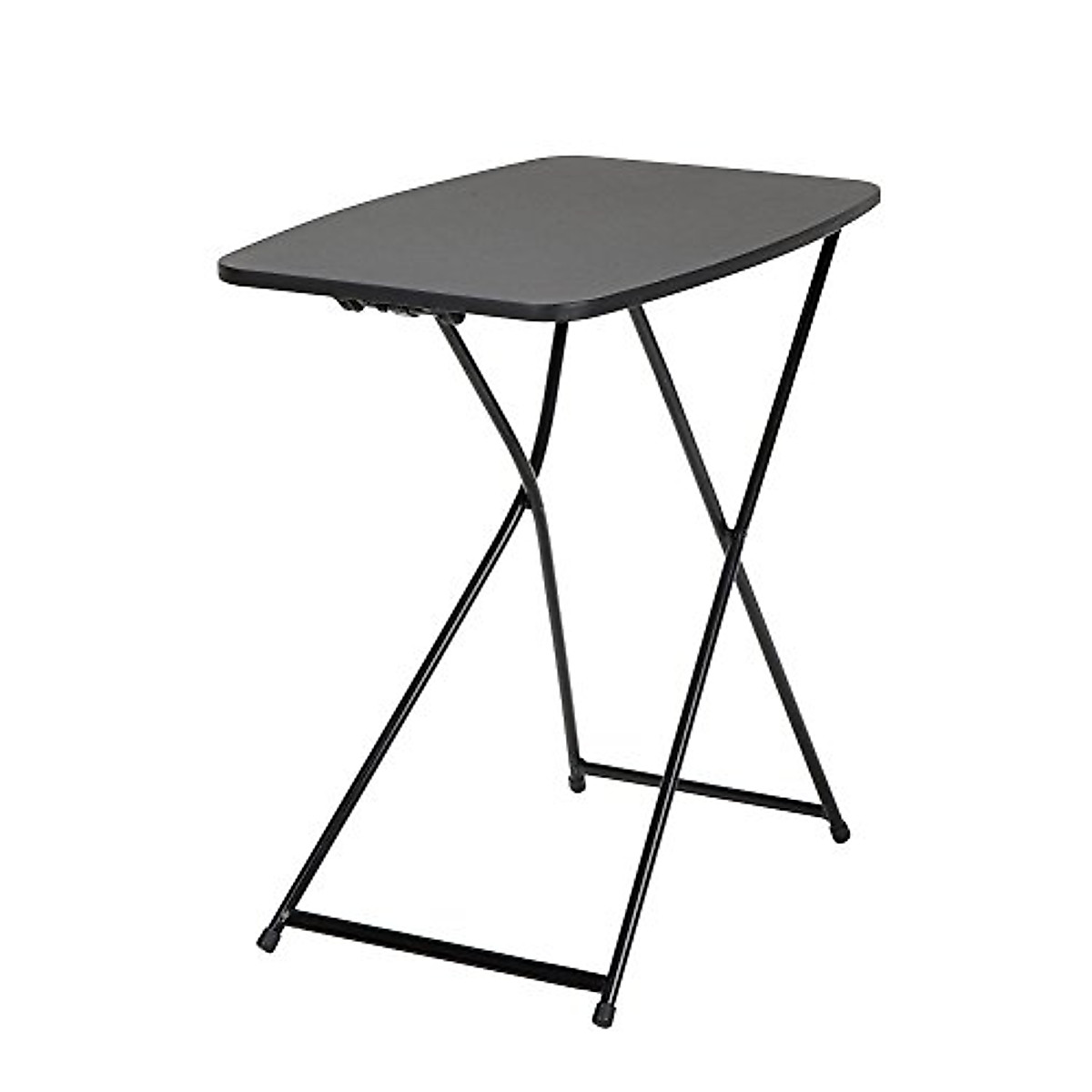COSCO Multi-Purpose, Adjustable Height Personal Folding Activity Table, 2 Pack, Black