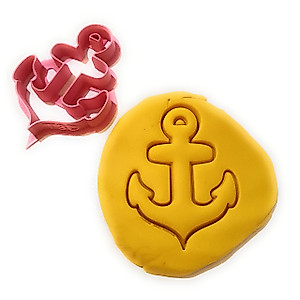 T3D Cookie Cutters Anchor Cookie Cutter, Suitable for Cakes Biscuit and Fondant Cookie Mold for Homemade Treats