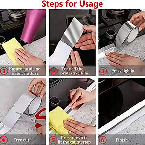 1PCS Premium Silver Aluminum Tape, Foil Tape (2"x65 Feet,3.9mil), Metal Tapes with Adhesive Backing for Ductwork, Heavy Duty Duct Tape for Heat Insulation, HVAC, Dryer Vents, Wrap Pipe, Repair Ducting