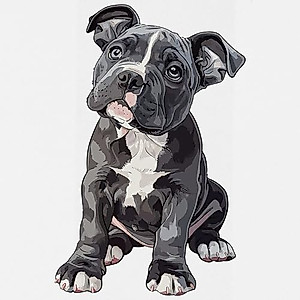 CafePress American Bully Puppy Insulated Wine Tumbler 12 oz