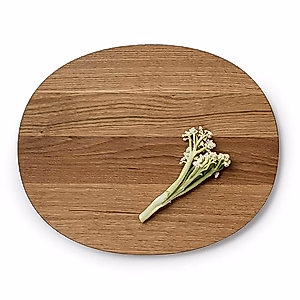 Oak Oval Medium Serving Tray, Acacia Wood Serving Tray, Decorative Serving Trays Platter for Breakfast in Bed, Lunch, Dinner, Appetizers, Patio, Ottoman, Coffee Table, BBQ, Party.