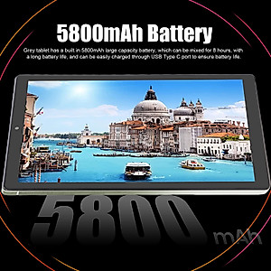 Luqeeg 10.1 Inch Tablet for Android 11-1920x1200 IPS HD Display, 5G WiFi Dual Band, 6GB RAM 128GB ROM, 5MP + 13MP Camera, Octa Core CPU Processor, 5800mAh Ultra Long Standby, Green