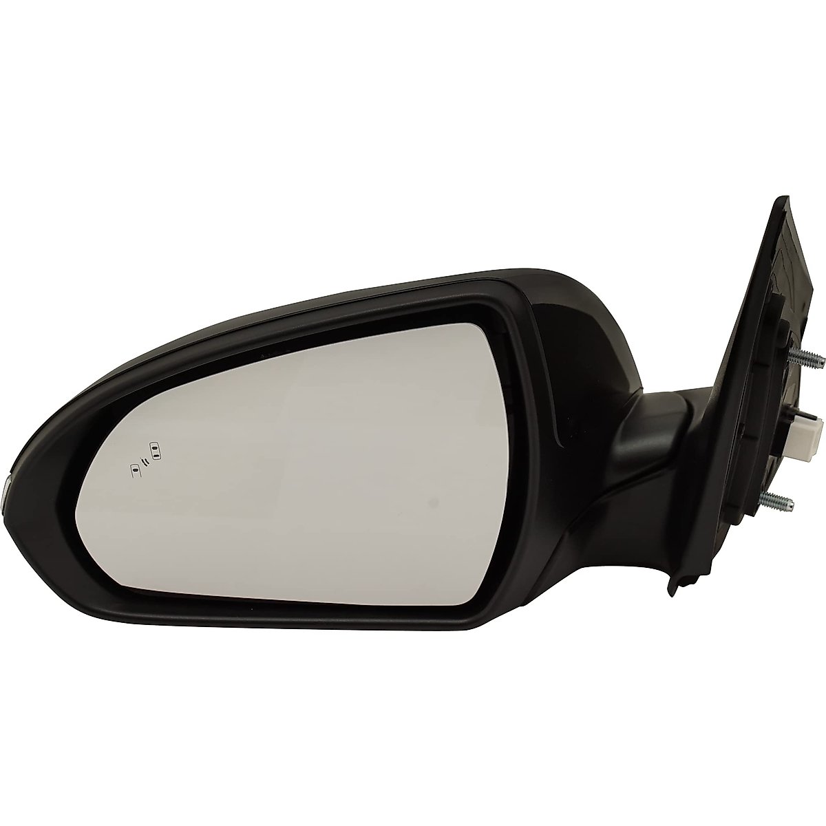 Kool Vue Driver & Passenger Side Power Heated Mirrors for Hyundai Elantra 2017-2018 With Signal Light & Blind Spot Monitor; Without Memory Paintable USA Built Vehicle