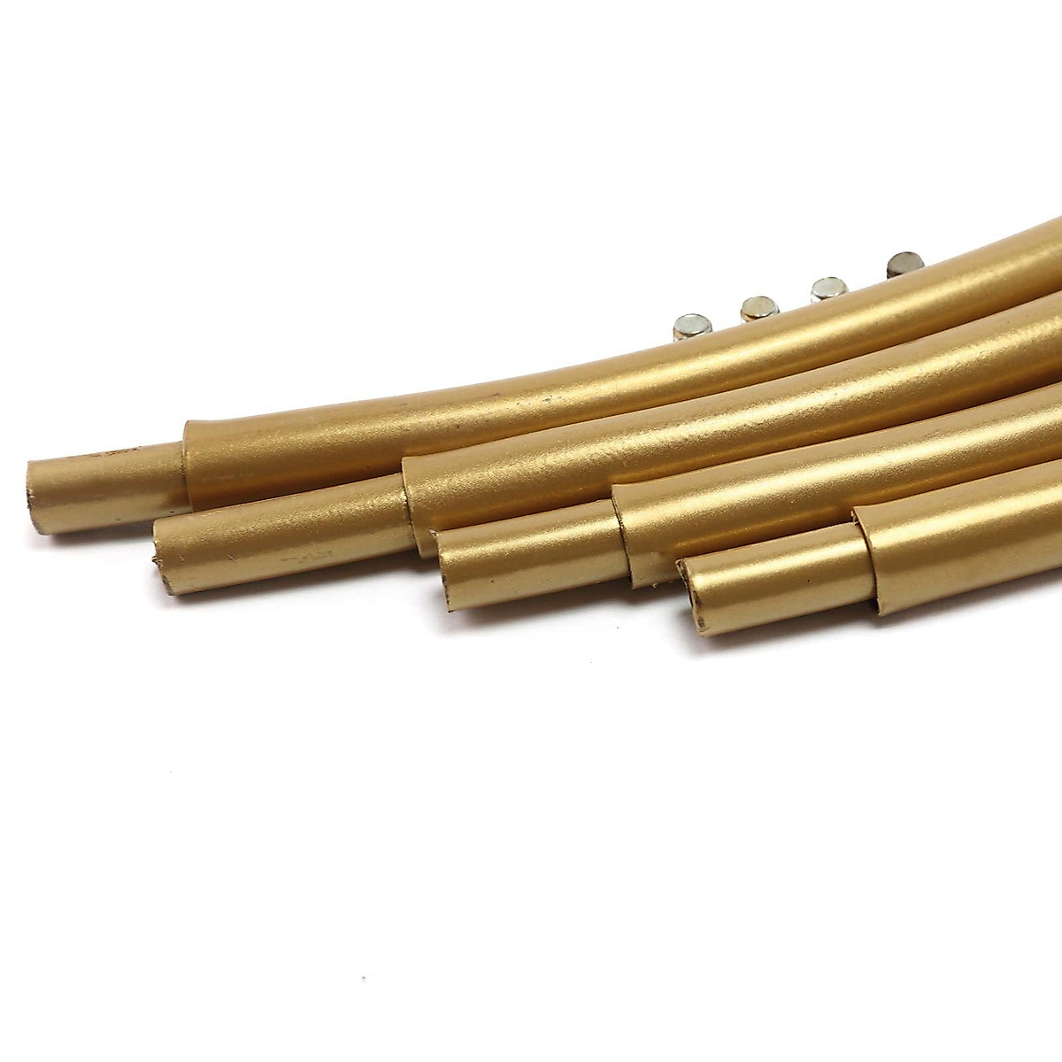 TABLECLOTHSFACTORY 32" Heavy Duty Gold Metal Floral Hoop Wreath Hanging Rings