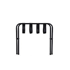 Mabel Home Metal Folding Luggage Rack Black