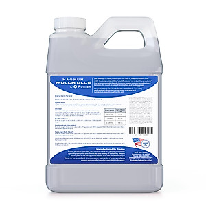 Magnum Mulch Glue (1 Gallon) - Mulch Glue and Pea Gravel Stabilizer, Lasts 12-24 Months, Fast-Dry, Non-Toxic, Strong Landscape Rock Glue & Gravel Glue by Fusion Chemical
