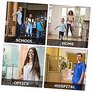 MAGICLULU 8 Pcs Door Stop Floor Door Open Holder Rubber Wall Shield Door Bumper Guard Bumper Protector Door Draft Door Lock Stopper Invisible Door Catch Hinge Stainless Steel No Punching