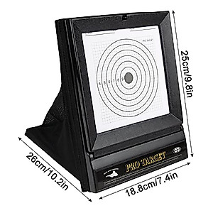 60 Shooting Practice Paper Airsoft Target - EZYoutdoor Portable & Reusable BB Target Trap Stand with Easy Clean Net Catcher - for Outdoor and Indoor Training