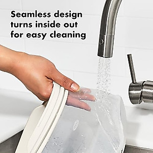 OXO Good Grips Silicone Reusable Bag – Gallon Bag (128 oz) - Oat