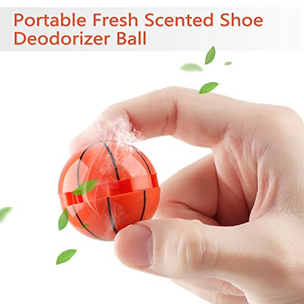 Knixmax Sneaker Deodorizer Balls, Shoes Gym Bags Lockers Car Air Fresheners, Sneaker Odor Eater Balls Shoe Deodorizers 6 Packs Cologne Soccer Basketball Baseball