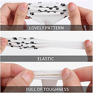 Abeillo 20 Pieces Dog Paw Balloons Funny Paw Print Balloons Pet Latex Balloons for Children's Birthday Western Cowboy Farm Party Decoration Supplies