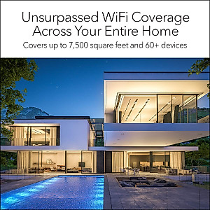 Netgear - Orbi AX6000 Tri-Band Mesh WiFi System (3-Pack) RBK853-100NAR (Renewed)