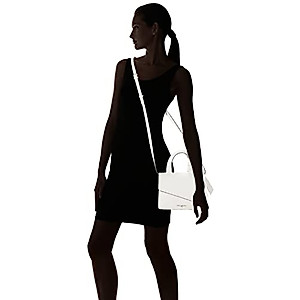 Karl Lagerfeld Paris womens Chantelle Cross Body, Winter White Iris, One Size US