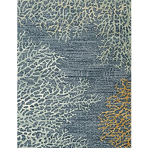 Mohawk Home Coral Reef Coastal Area Rug, 5'x8', Blue