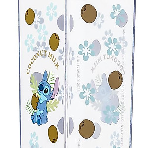 Silver Buffalo Disney Lilo and Stitch “Coconut Milk” Plastic Milk Carton Bottle Featuring Stitch, 16.2 Ounces