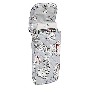 Vera Bradley Carson Cellphone Crossbody Beary Merry One Size