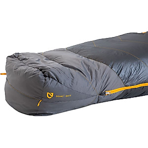 NEMO Sonic Down Mummy Sleeping Bag - Long - Goodnight Gray/Torch