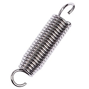 2pcs Stainless Steel Drum Foot Pedal Spring for Percussion Instrument Parts drum key tool,drum accessories,drum tuner,drum pedal(Silver)