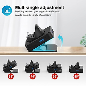 Kkf Switch Dock, 4K HDMI Nintendo Switch Docking Station for TV/Switch OLED，Portable Nintendo Switch TV Adapter Charging Dock with USB 3.0 2.0- Requires More Than 35W Charging No Cables (Black -1)