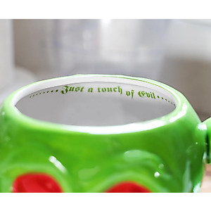 Disney Evil Queen Poison Apple Sculpted Ceramic Mug | Holds 20 Ounces