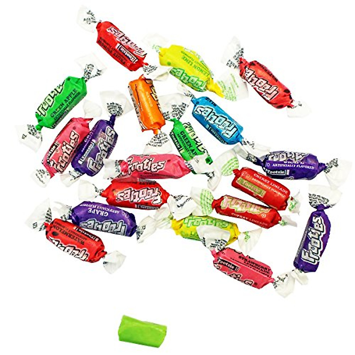 Candy Frooties - Taffy Roll Fruit Chews - Soft Chewy Frooties, Assorted Flavored Taffies, 3 LB Bulk Candy