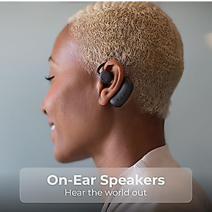 nwm NTT Sonority Wireless On-Ear Speakers (Earbuds) with PSZ Technology MBE001 Dark Brown