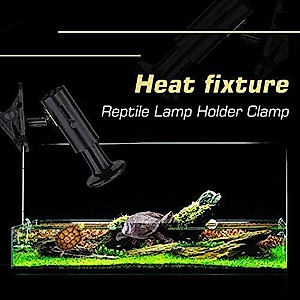 WUHOSTAM 2 Pack 100W Infrared Ceramic Heat Lamp, Black Reptile Heat Bulb No Light Emitter, Pet Heater for Aquarium and Terraium, Chicken Coop, Lizard, Turtle, Brooder, Snake, No Harm, ETL Listed