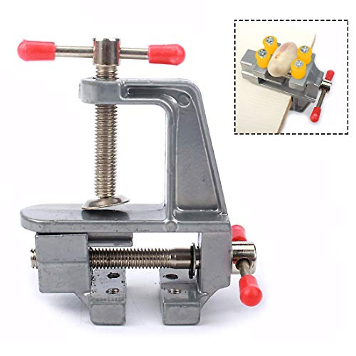 Mini Bench Vise Small Table Clamp Universal Drill Press Vise For Diy Jewelry Watch Repairing Nuclear Carving Clip Hobby Craft Repair Tool