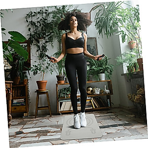 KICHOUSE Sports Rope Mat Tpe Thick Mat for Skiing Jumping Non-slip Shock Absorbing Gym Mat