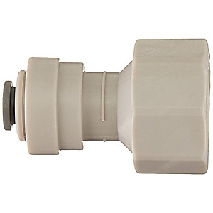 John Guest CI320814S Female Connector, 1/4" x 1/2" BSPP (Pack of 10)