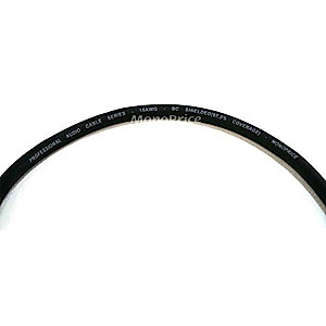 Monoprice XLR Male to RCA Male Cable - 1.5 Feet - Black With E21Gold Plated Connectors | 16AWG Shielded Twisted Pair Oxygen-Free Copper Braid Conductors - Premier Series