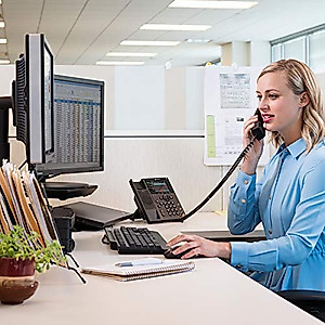 Polycom VVX 350 Business IP Phone (Power Supply Not Included) (Renewed)