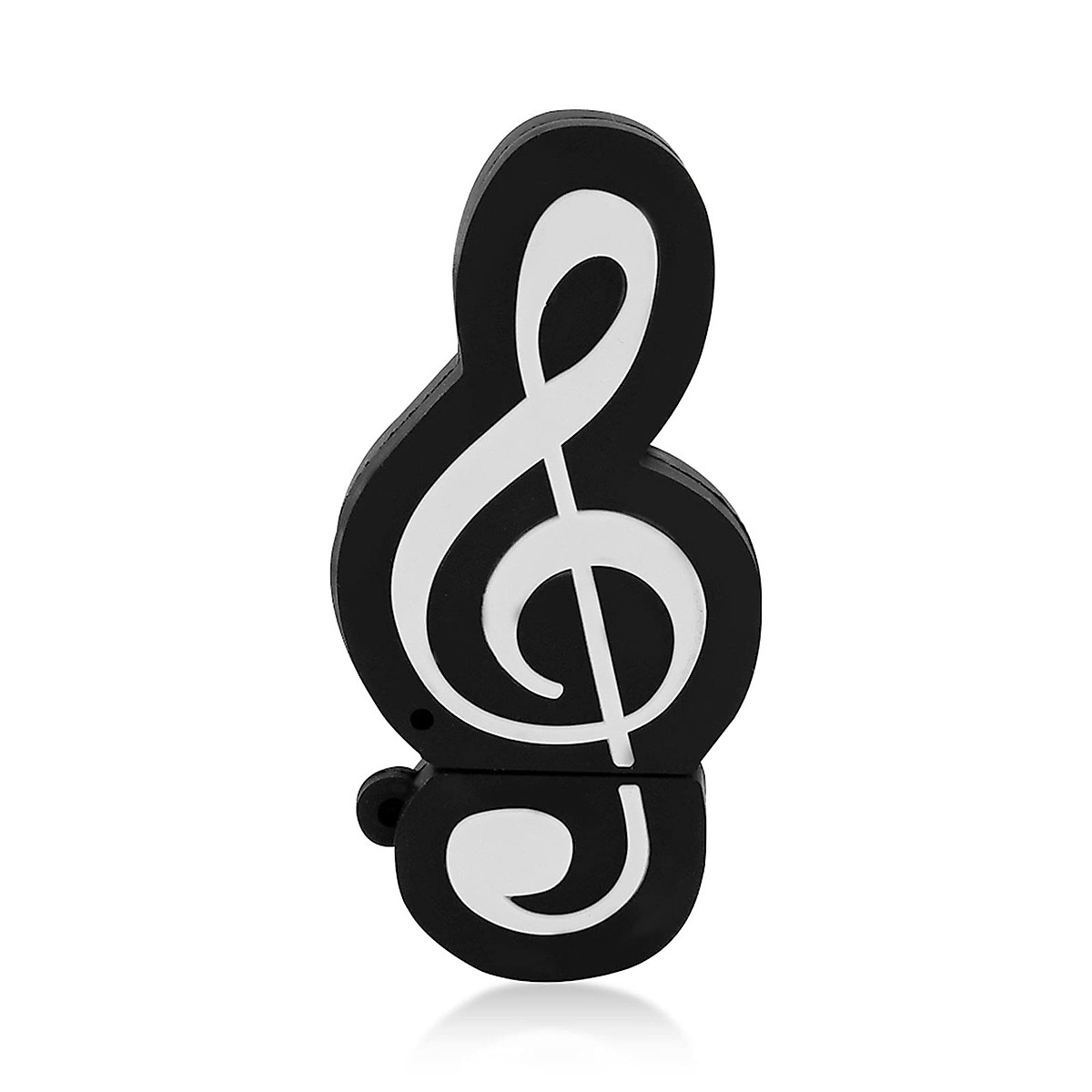 CHUYI Novelty and Cute Music Note Shape Design 32GB USB 2.0 Flash Drive Pen Drive Memory Stick Storage Cool Thumb Drive U Disk Gift (Black-1 Pack)