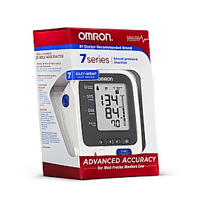 Omron 7 Series Upper Arm Blood Pressure Monitor; 2-User, 120-Reading Memory, Wide-Range Comfit Cuff, BP Indicator LEDs by Omron (BP760N)