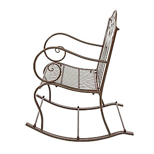 JHUS Rocking Chair Porch Rocker Garden Seat for Indoor Outdoor Front Porch Bedroom Quir Chair Rocking Chair Rocker Chair Rocker Camp Chair Rocker Recliner Rocking Camp Chair Rocking Chairs