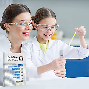 Water Testing Kits for Drinking Water: Drinking Water Test Kit - 2 Bacteria Tests + 100 Strips - Well and Tap Water - Quick & Accuracy Testing for Lead pH Hardness Iron Copper and More - TESPERT
