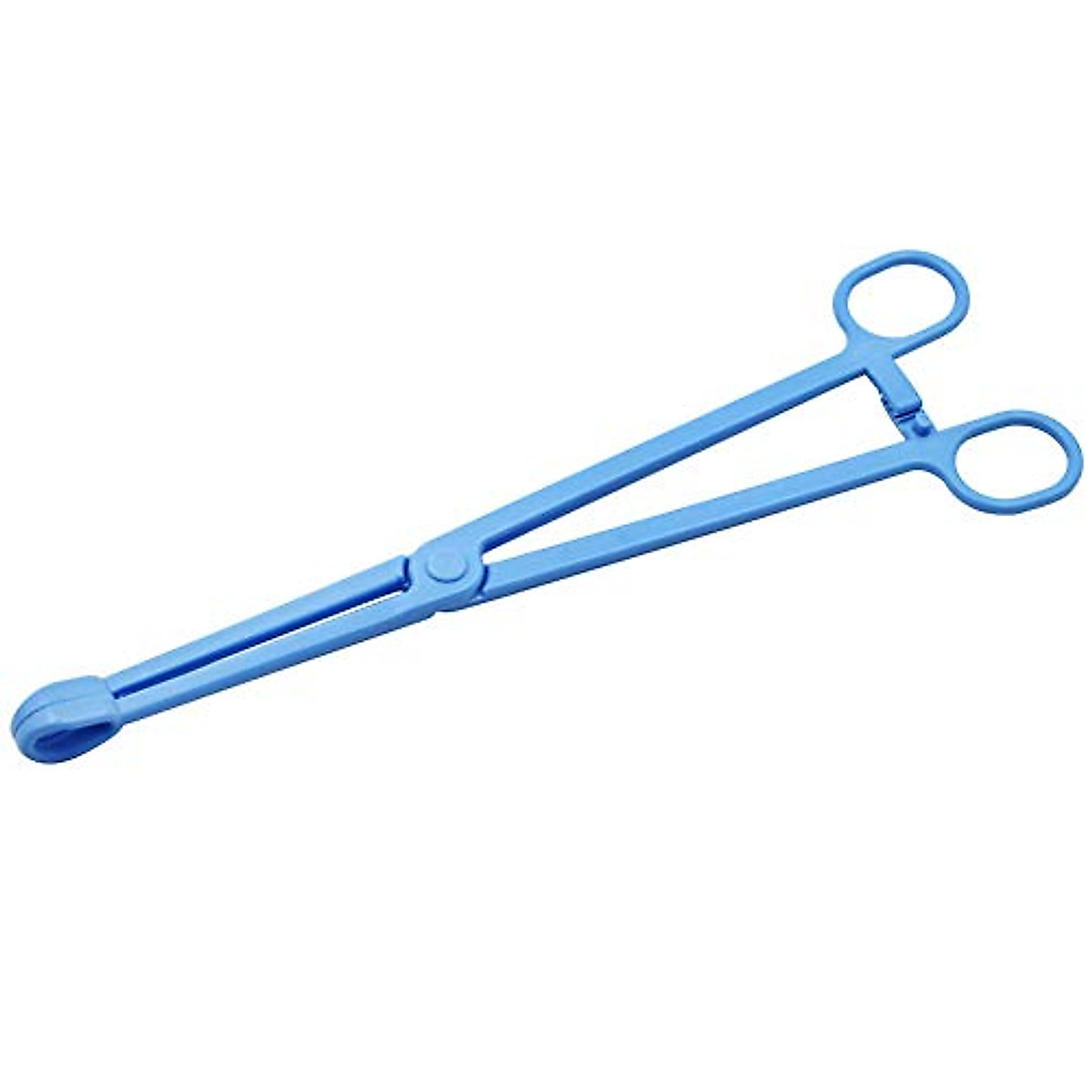 MACGOAL Reptile Feeding Clip Tongs Plastic Terrarium Lizards Turtles Reptile Tweezers Reptile Feeding Tool 9.45 Inches