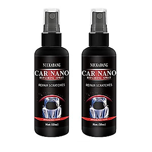 2PCS Car Nano Repairing Spray, Fast Repair Scratches Repairing Polish Spray for Auto Detailing Glasscoat Car Polish