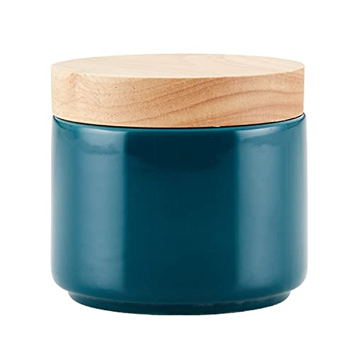 Rachael Ray Ceramics Stacking Spice/Seasoning Box Set with Lid, 2 Piece, Teal